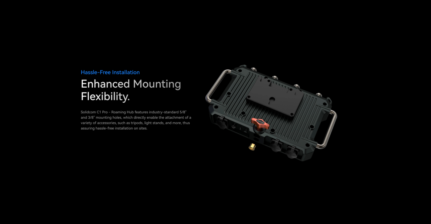 SOLIDCOM C1 PRO-ROAMING HUB - Hollyland Australia