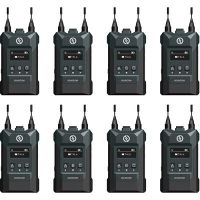 Solidcom M1 Full-Duplex Wireless Intercom Solution (4 or 8 Beltpacks) - Hollyland Australia